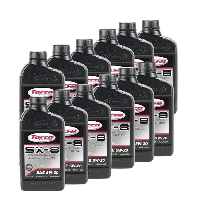 Torco Dexos1 SX-8 5w20 Synthetic Oil, 1 Liter, Case of 12, Motor ...