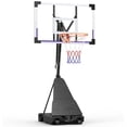 Toremore 48 Inch Portable Basketball Hoop, 5.25-10 ft Adjustable ...