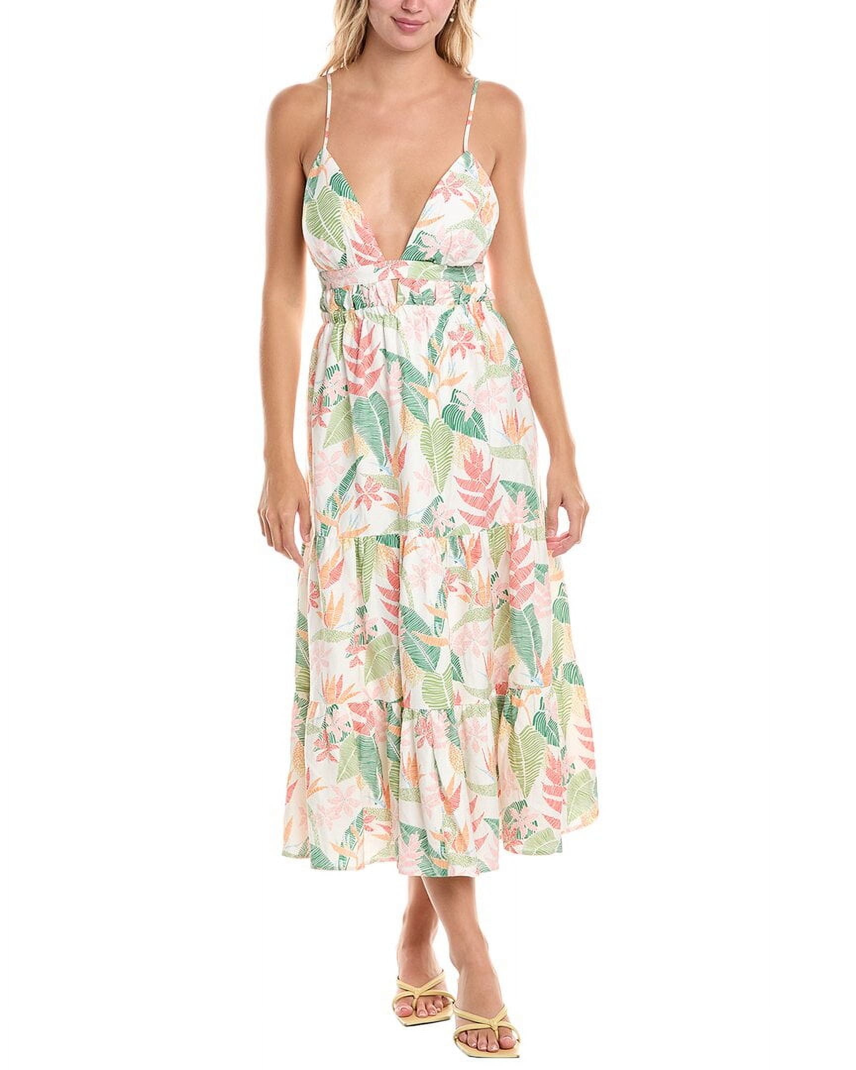 Tori Richard womens Takes 2 To Mango Heidi Linen-Blend Maxi Dress, XL ...