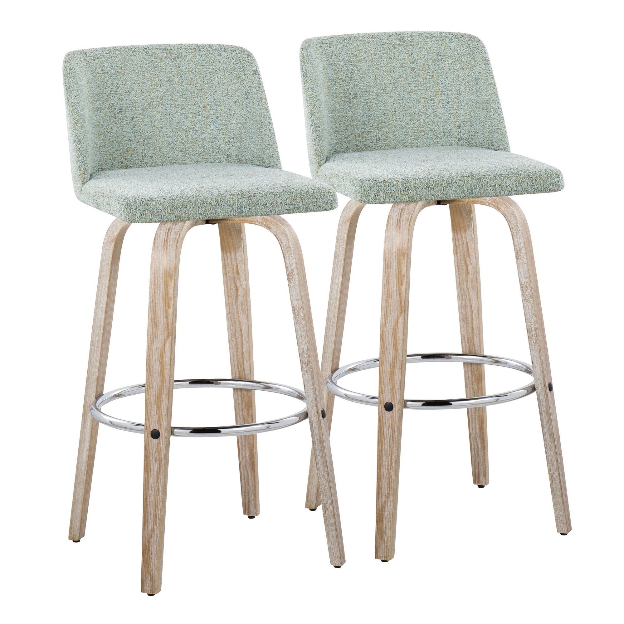 Toriano 30" Fixed-Height Bar Stool, Bar Chairs, Swivel Bar Stools, Bar ...