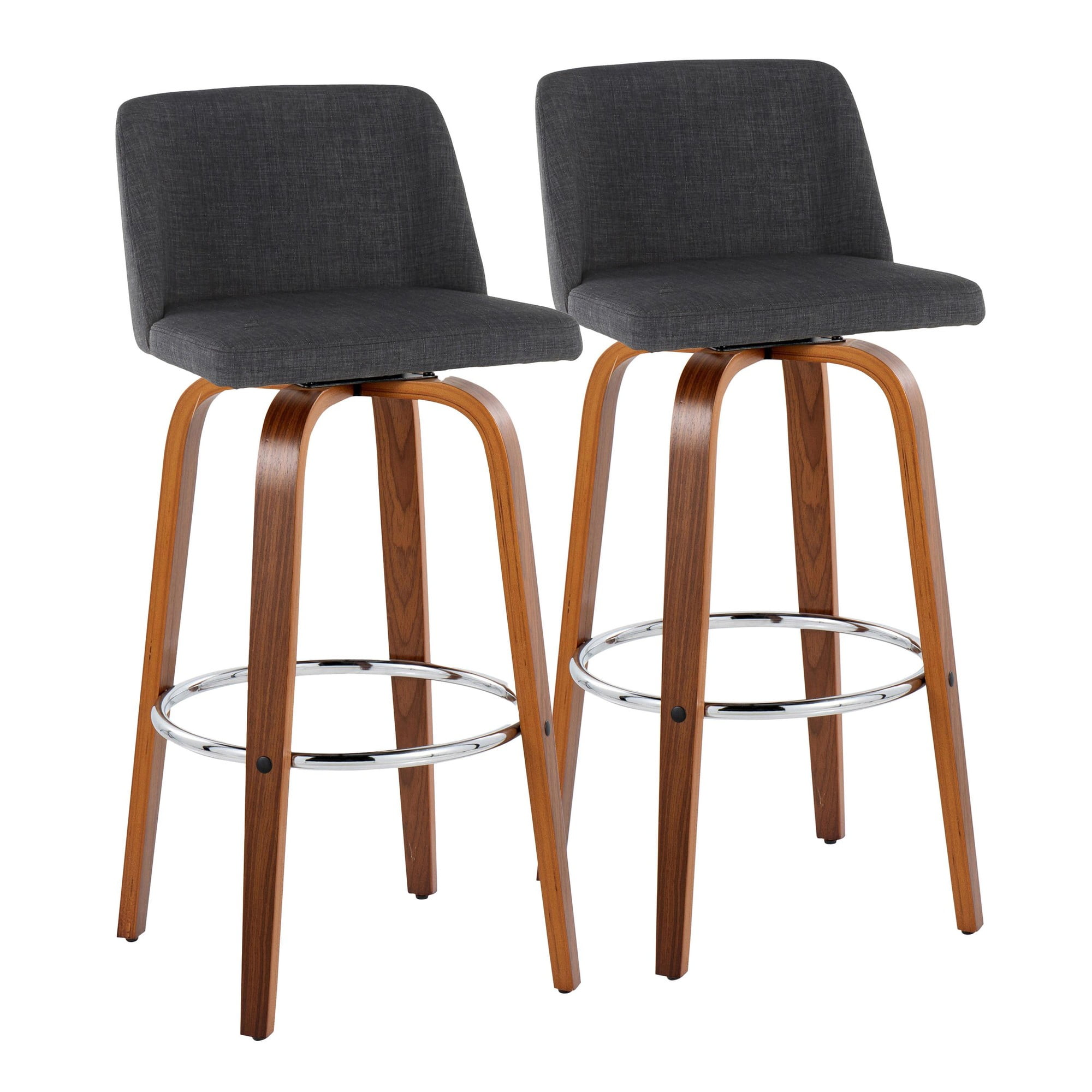 Toriano 30" Fixed-Height Bar Stool, Bar Chairs, Swivel Bar Stools, Bar ...