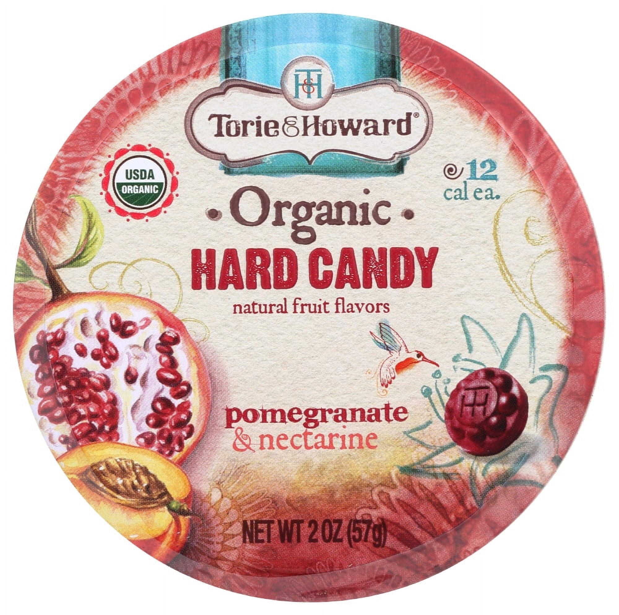 Torie And Howard Organic Hard Candy Pomegranate And Nectarine, 2 Oz ...