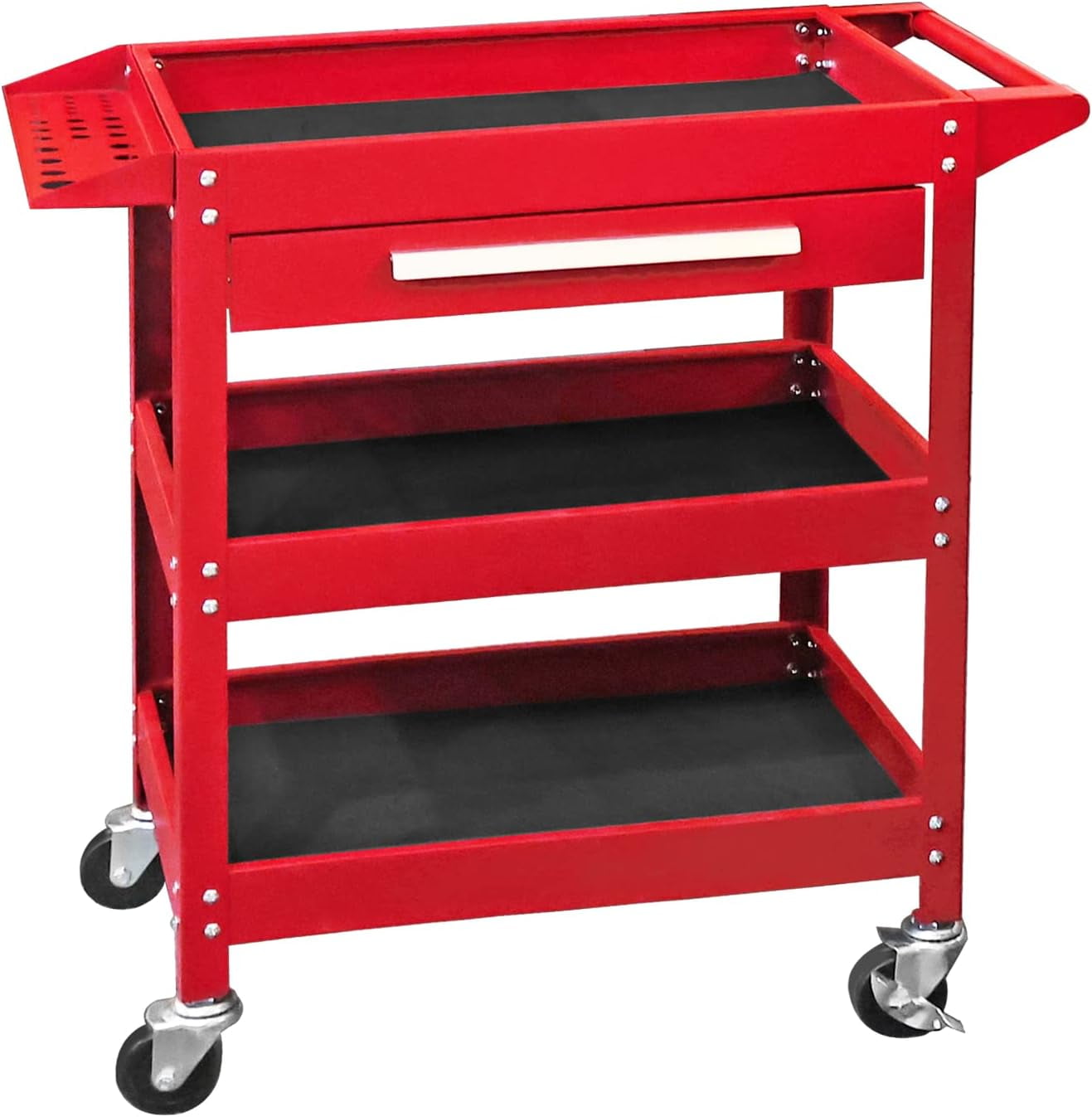 Torin 3 Layer Rolling Tool Cart with Drawer Utility Cart with Foam ...