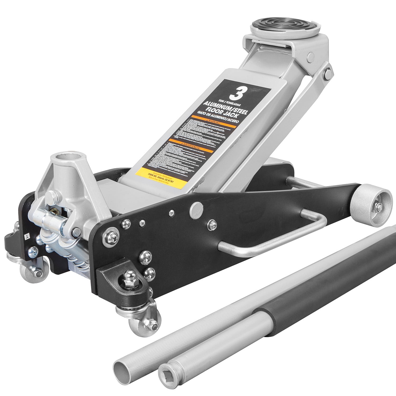 Torin 3 Ton Lightweight SUV Floor Jack, Aluminum & Steel Hydraulic ...