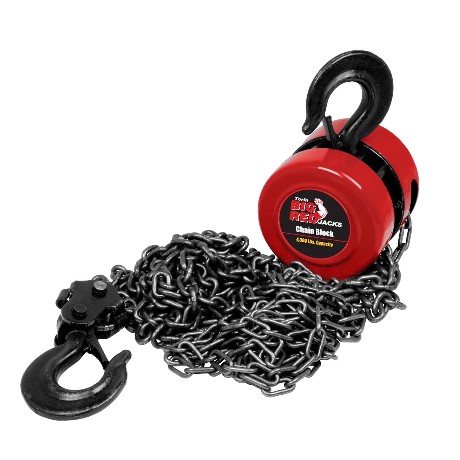 Free Shipping! Torin BIG RED 2 Ton Hand Lift Steel Chain Block Hoist ...
