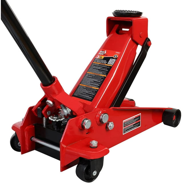 Free Shipping! Torin Jacks Big Red T830025 Hydraulic Floor Jack with Single Quick Lift Piston ...