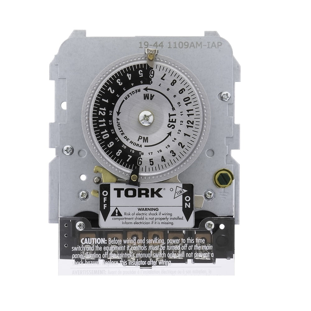 Tork 1109AM-IAP Mechanical Analog Timer Switch, 40 Amp - Walmart.com