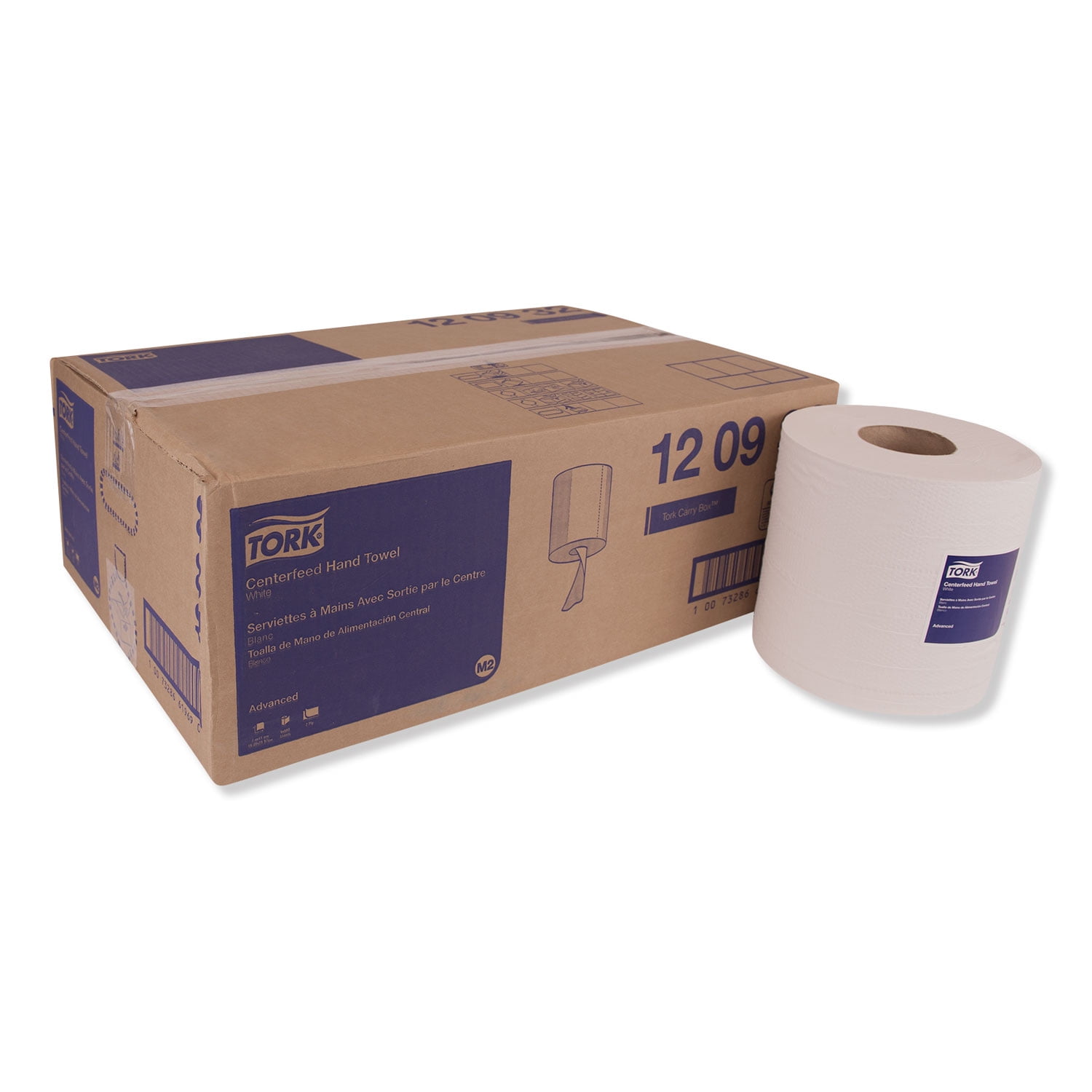 Tork 120932 Centerfeed 7.6 x 11.8 2-Ply Hand Towel - White (6/Carton ...