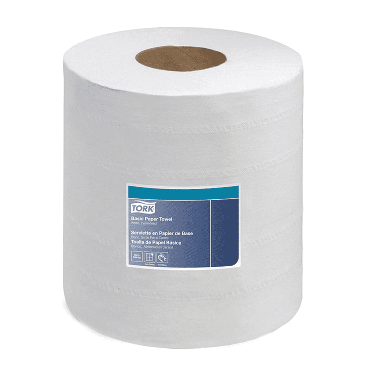 Tork Molnlycke 121202 Soft Centerfeed Hand Towel, 7.8 in Dia x 599.83 ...