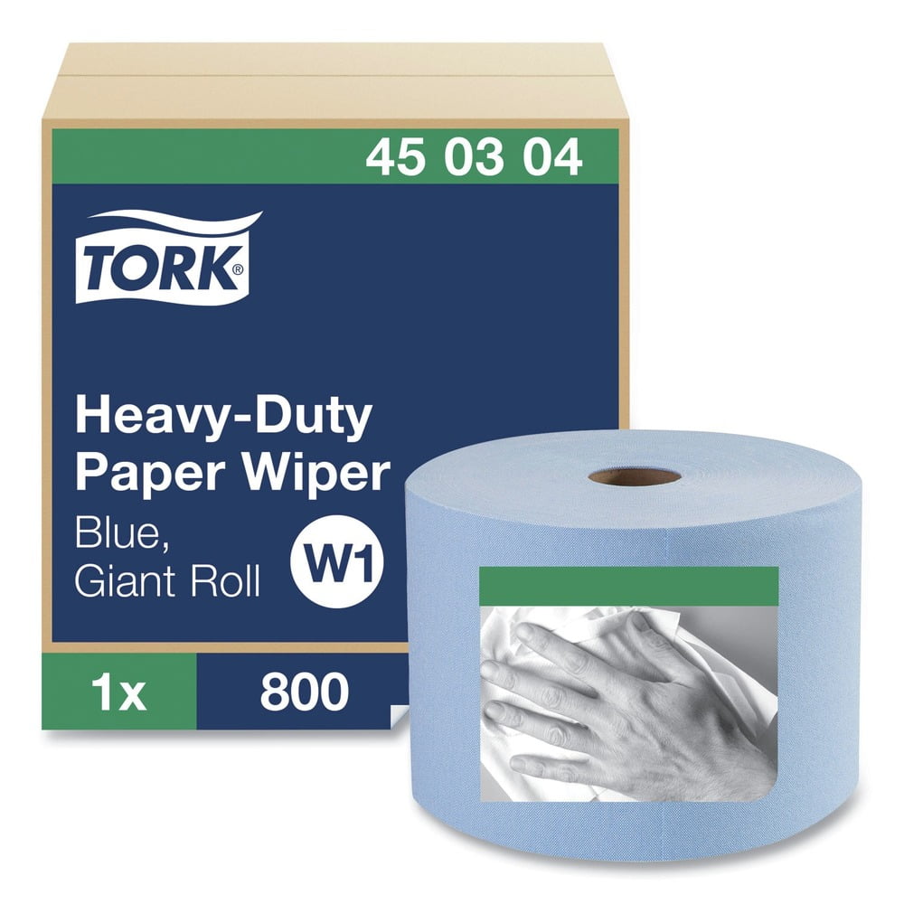 1-Ply 11.1 in. x 800 ft. Heavy-Duty Paper Wiper - Blue - Walmart.com