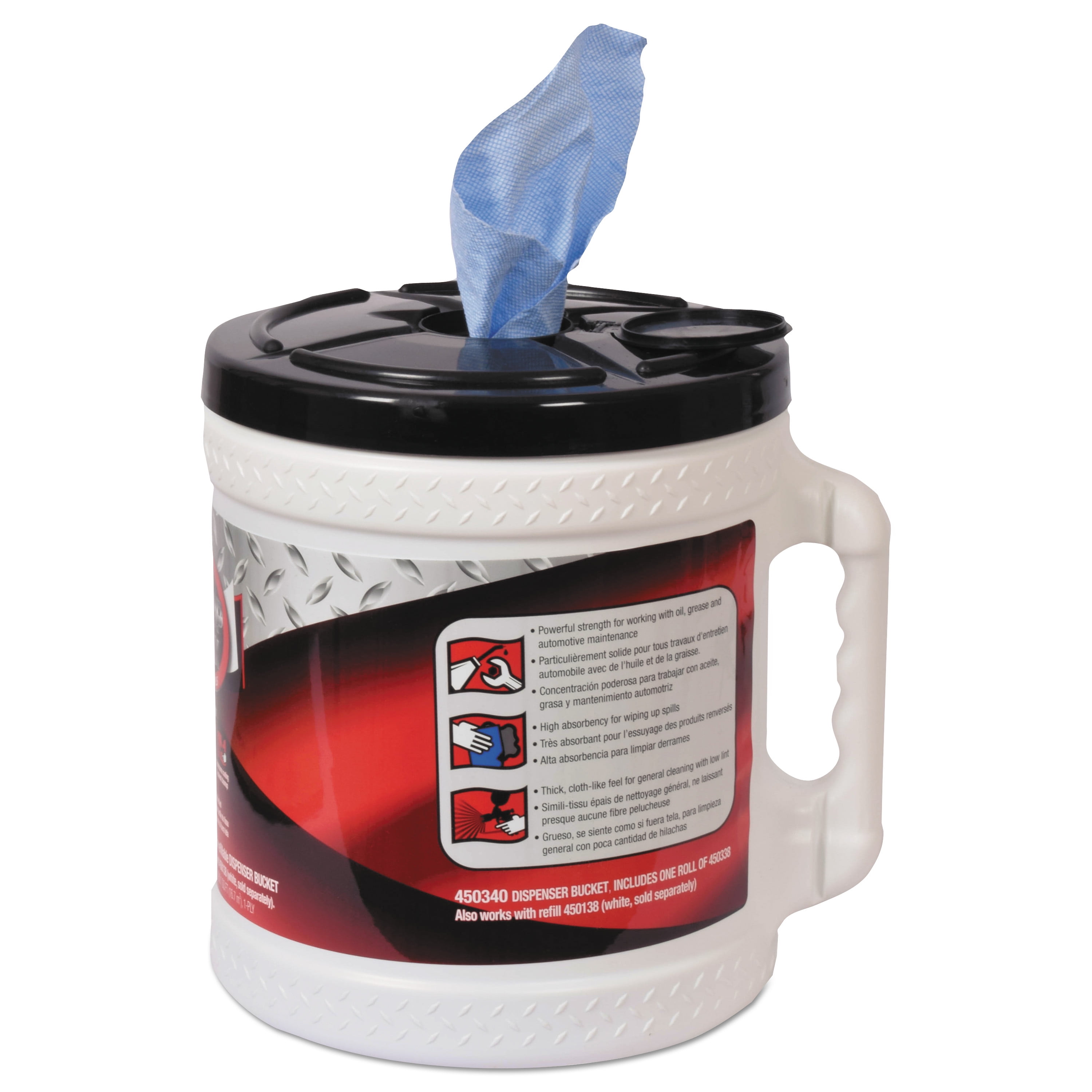 Tork 450340 8-1/2 in. x 10 in. Advanced ShopMax Wiper 450 - Blue (2 ...