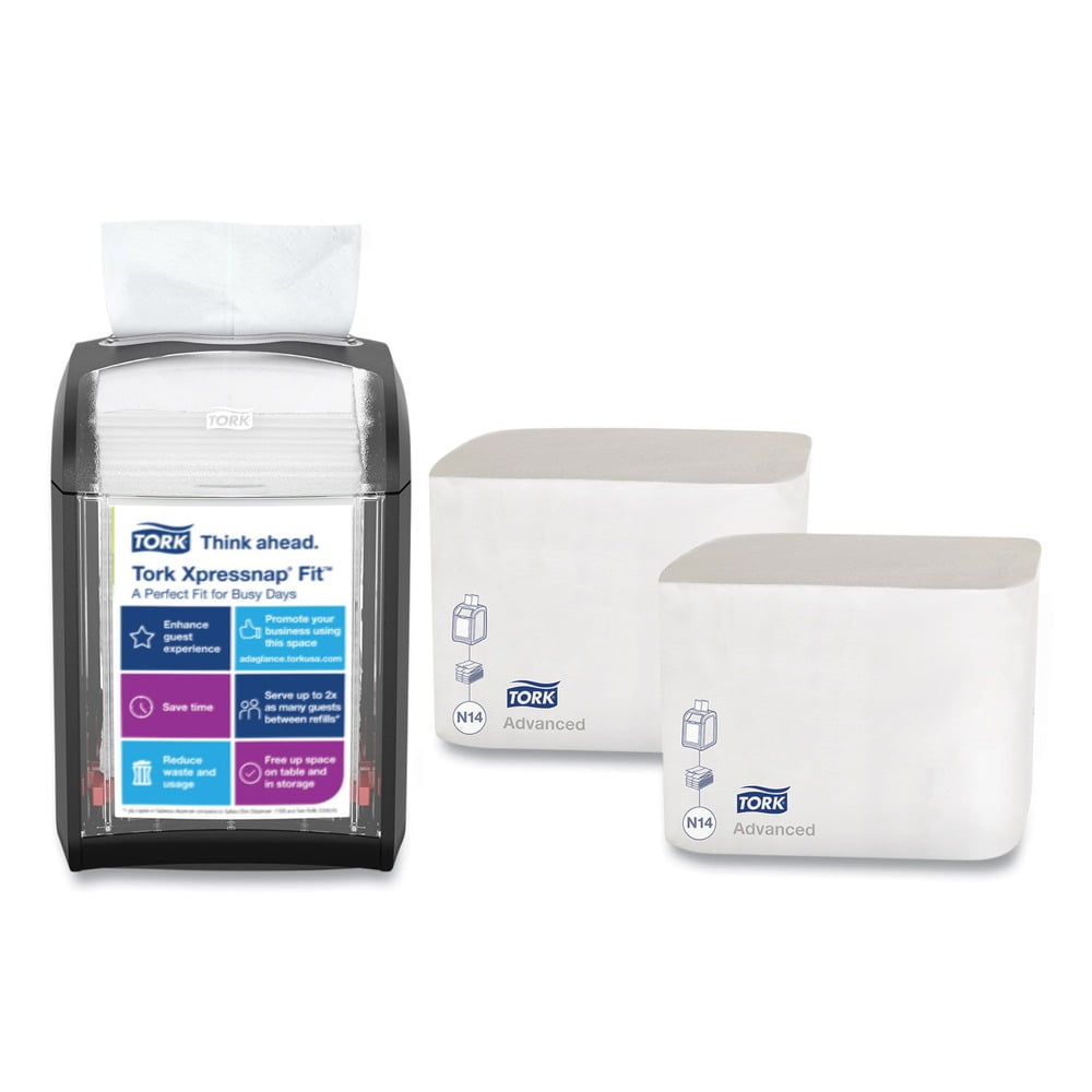 Tork 800723 Xpressnap Fit 4 x 6 x 7 Starter Pack - Black - Walmart.com