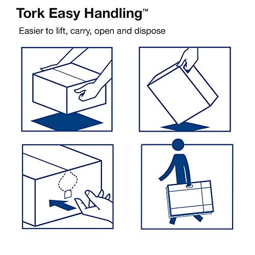 Tork Centerfeed Paper Wiper White M2, High Absorbency, 6 x 1000 Sheets ...