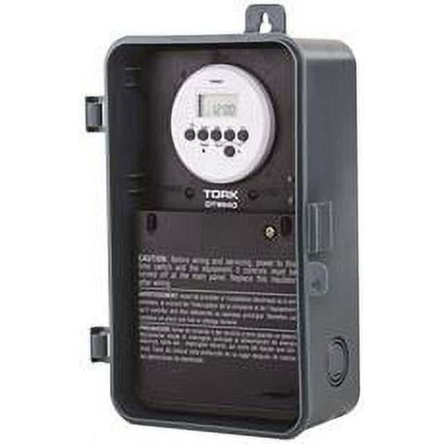 Tork Digital Water Heater Time Switch With Push Button, Double Pole ...