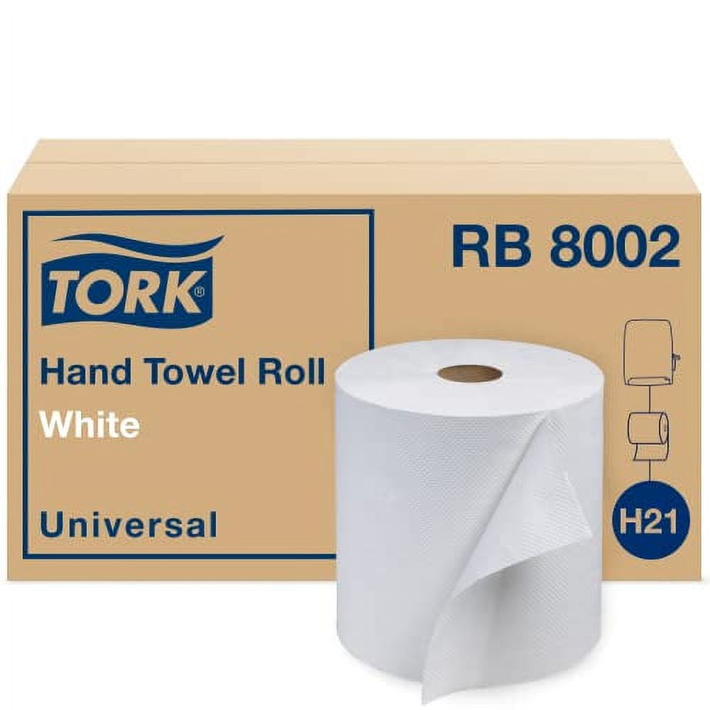 Tork Hand Towel Roll Universal Paper Towel, White, 6 Rolls - Walmart.com