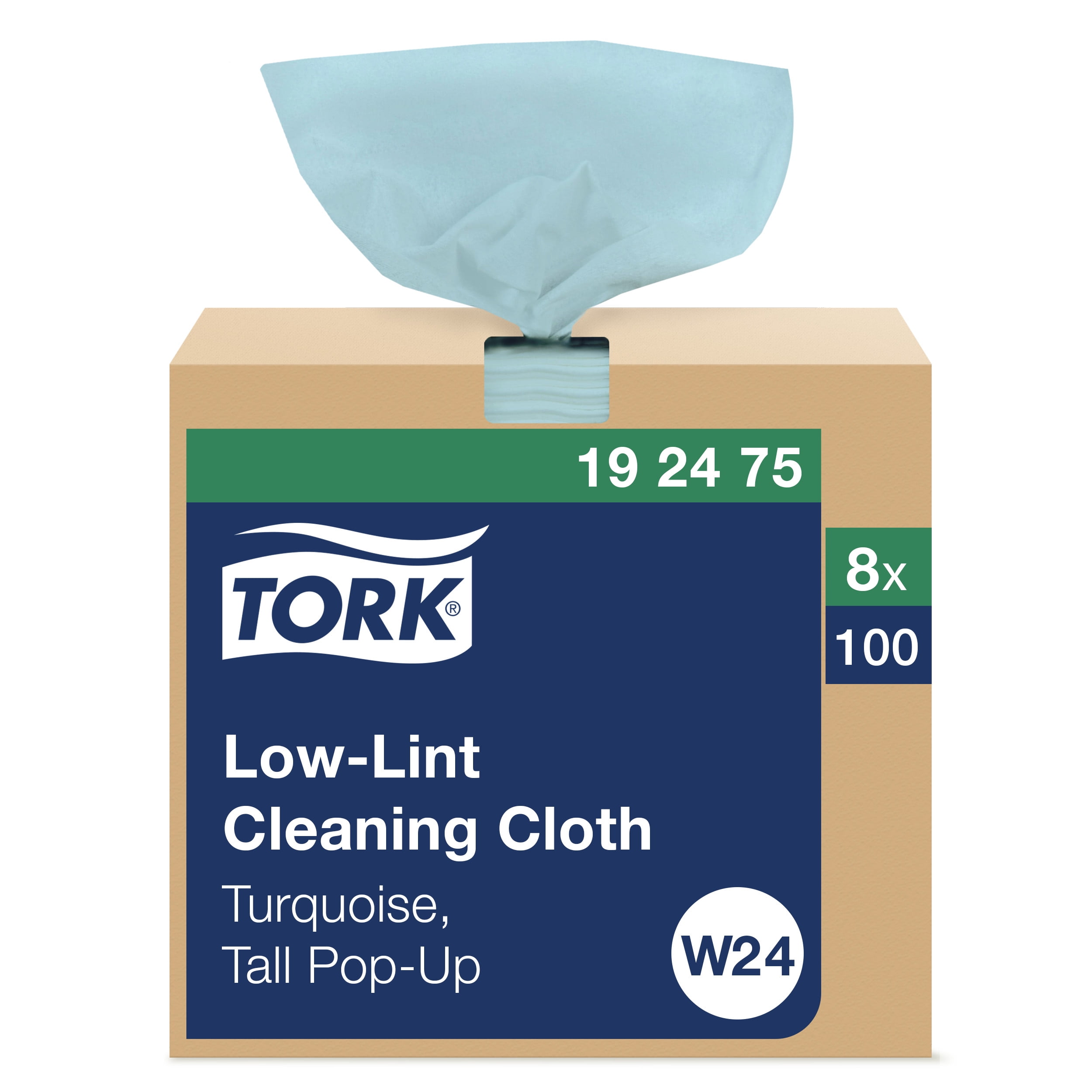 Tork Low-Lint Cleaning Cloth Turquoise W24 - Walmart.com
