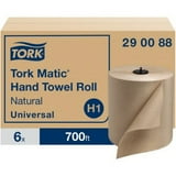 Tork Matic Natural Hand Towel Roll H1 for Restroom and Bathroom, 1 Pack ...