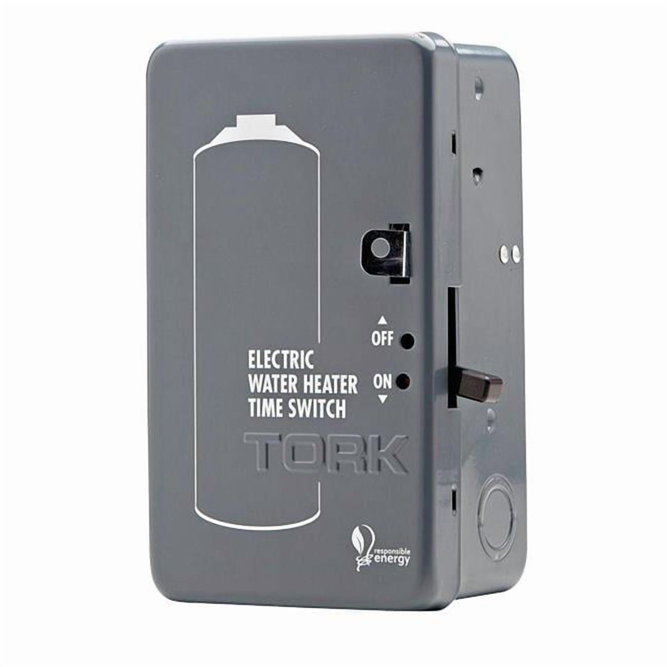 Tork NSI WH2B Mechanical Water Heater Time Switch, 24-Hour, 208/250V ...