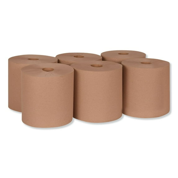Tork Universal 1000 Foot Single Ply Hand Paper Towel Roll, Brown, 6 ...