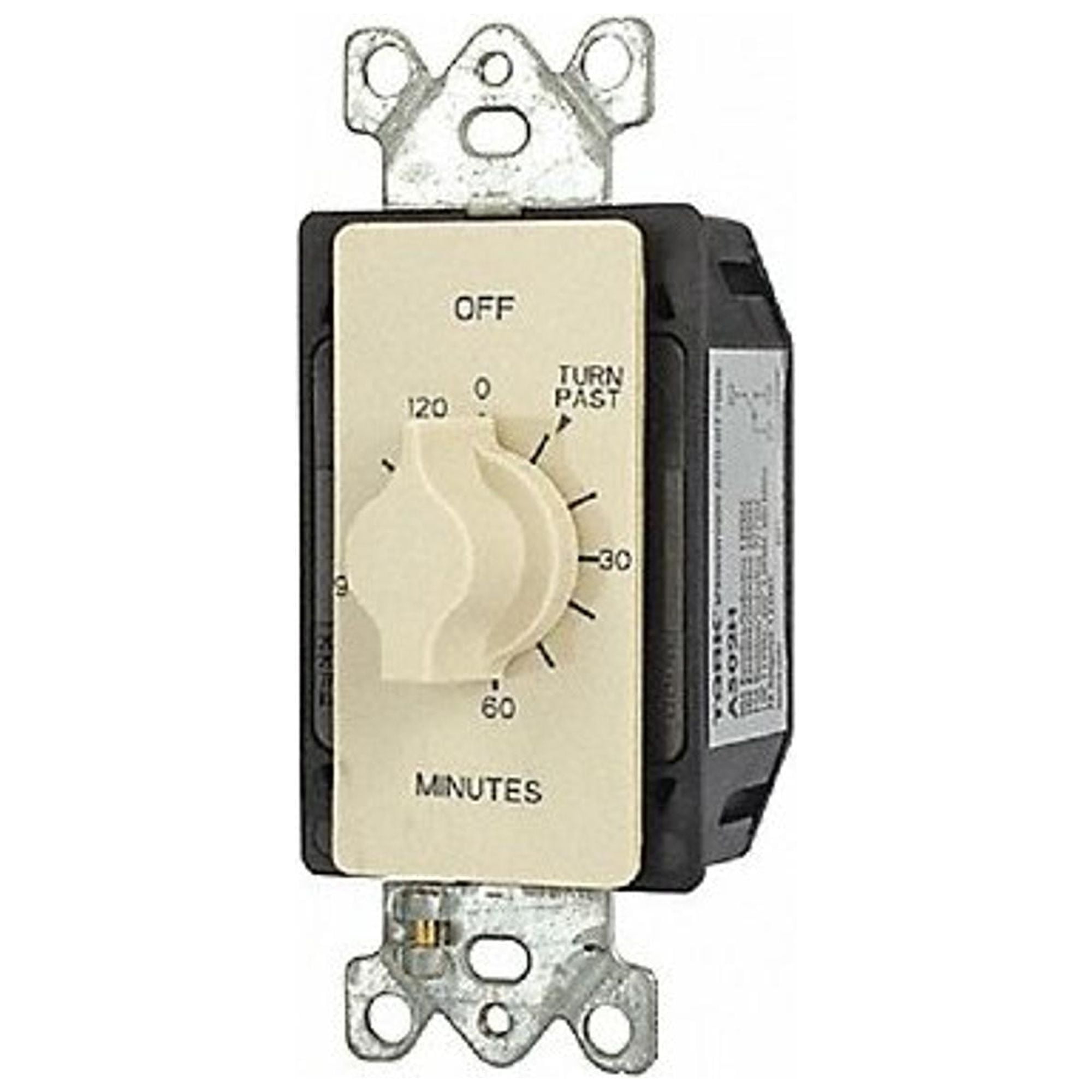 Tork Spring-Wound Timer, Ivory, 125V AC A502H - Walmart.com