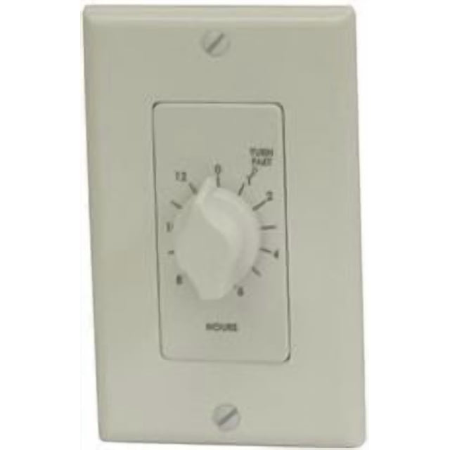 NSI Tork A512H In-Wall Spring Wound 12-Hour Timer Switch, SPDT, 125 ...