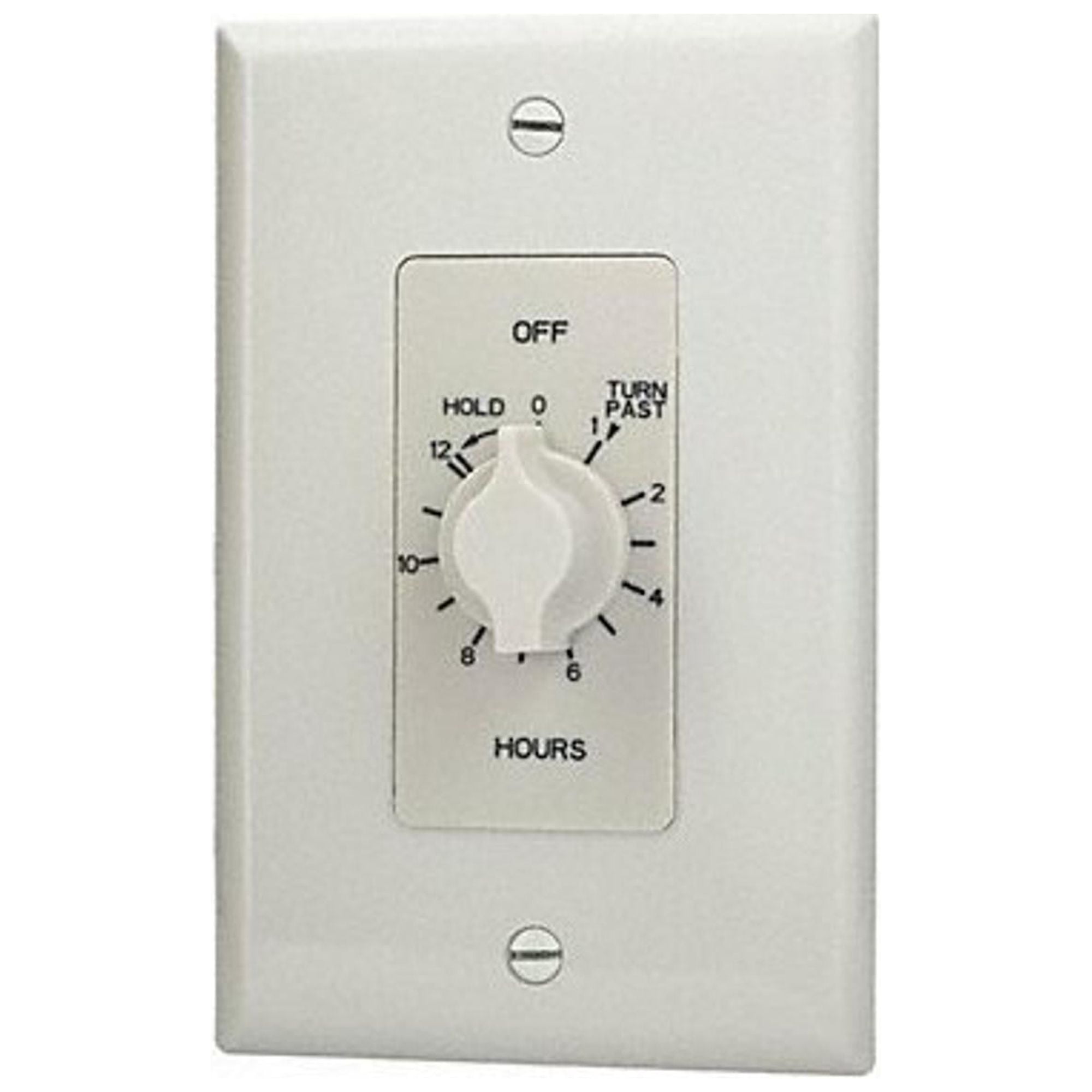 Tork Spring-Wound Timer, White, 125V AC A512HHW - Walmart.com
