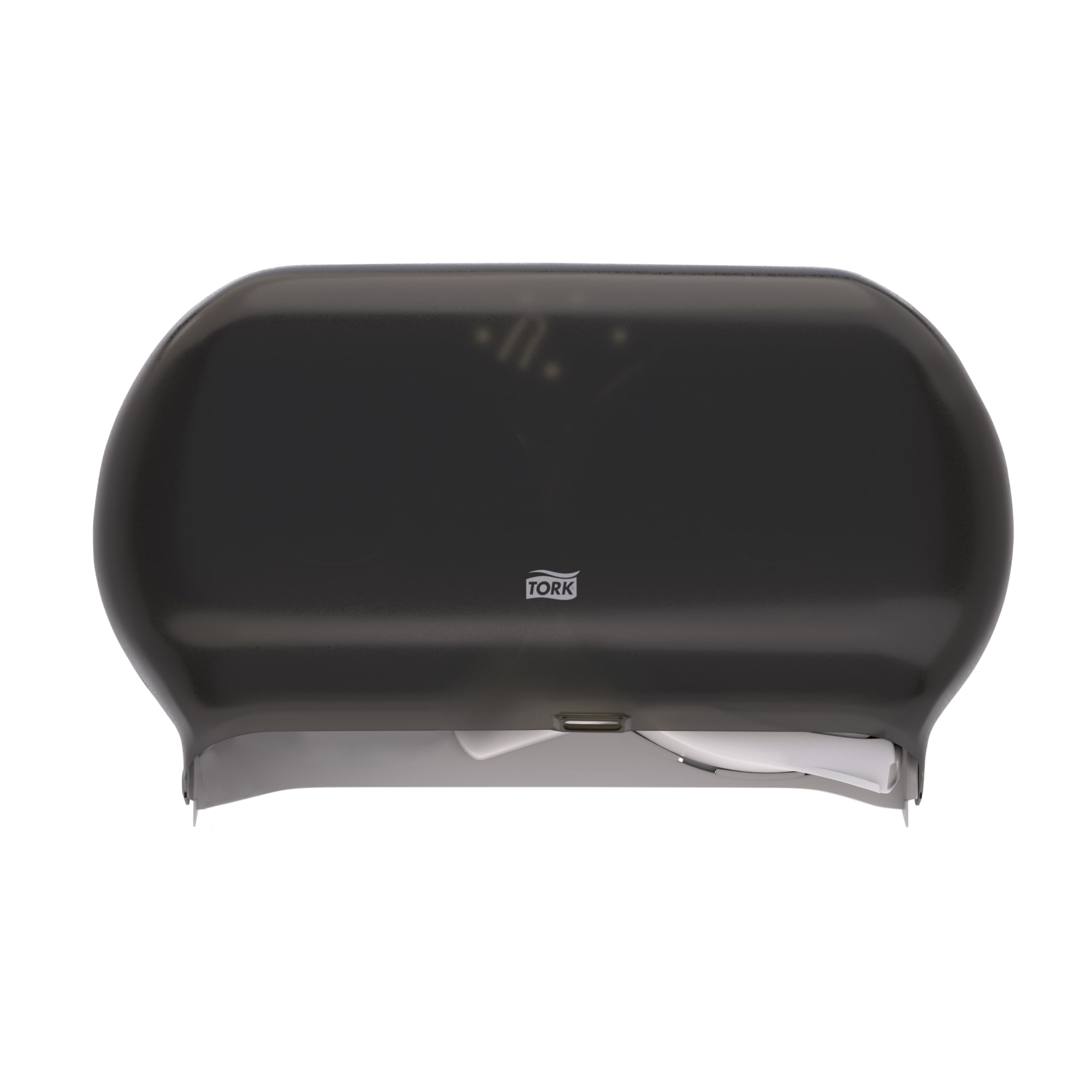 Tork Twin Jumbo Toilet Paper Roll Dispenser Smoke T22, Refill Indicator ...