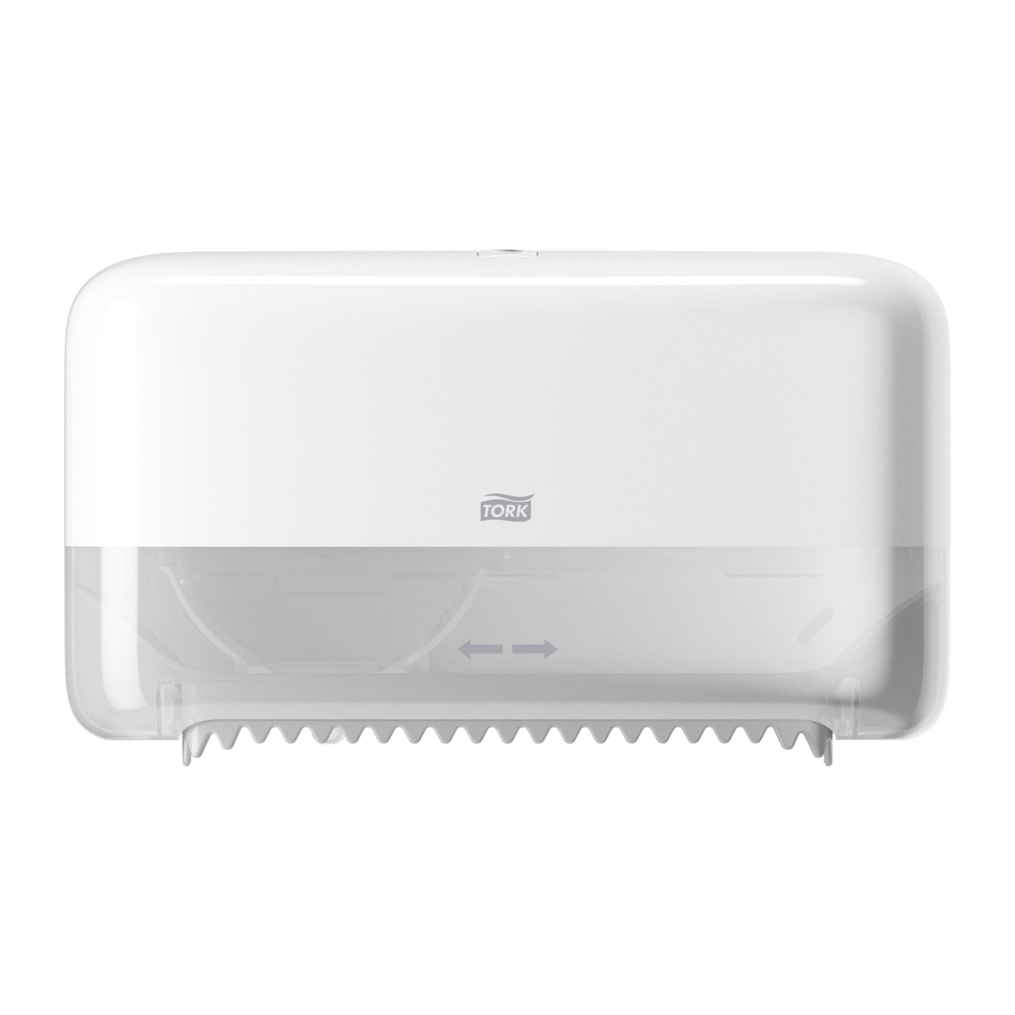 Tork Twin Toilet Paper Roll Dispenser White T7, Coreless High Capacity, Elevation Range, 473200 ...