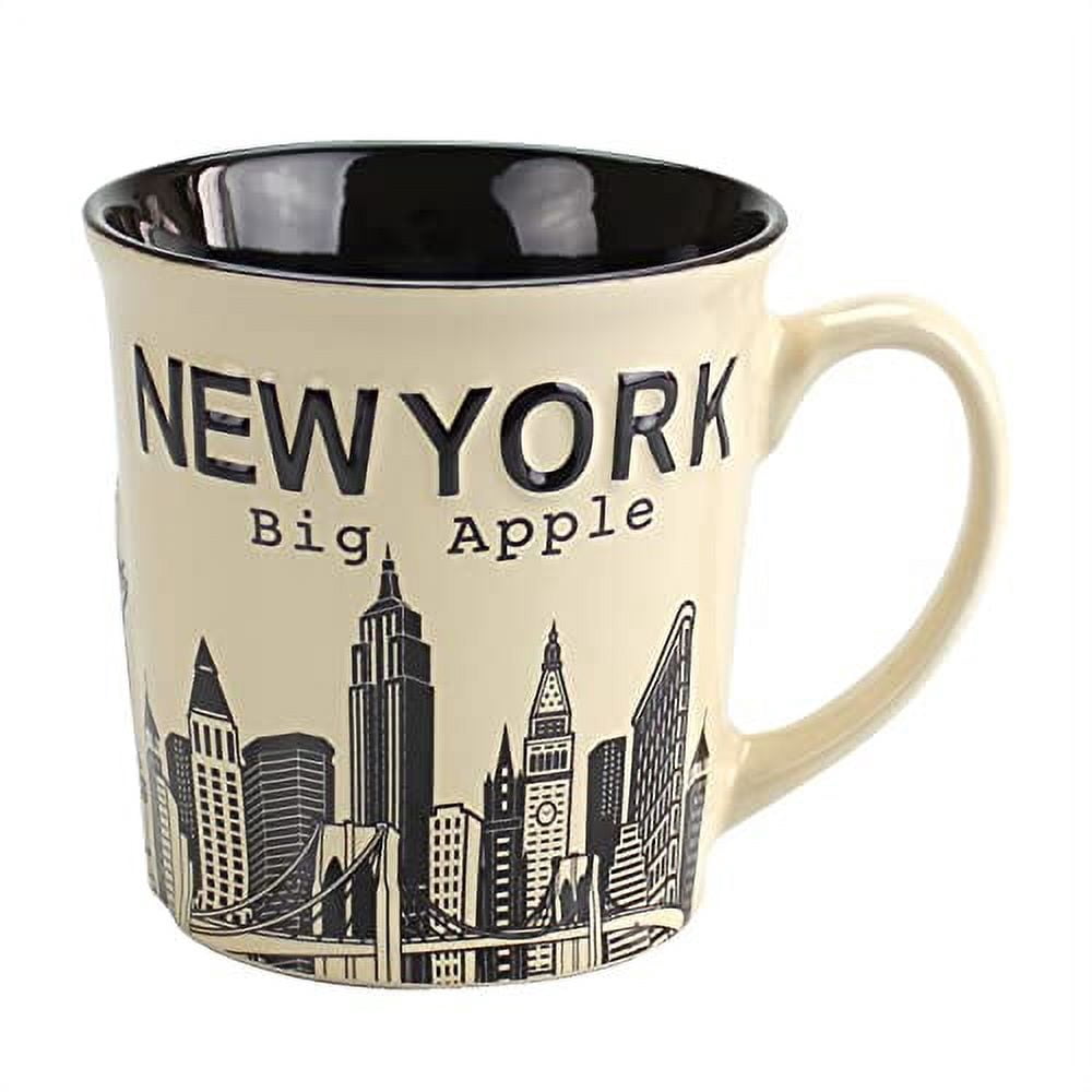 Torkia - New York Big Apple City Skyline Jumbo Ceramic Mugs - 12oz Off ...