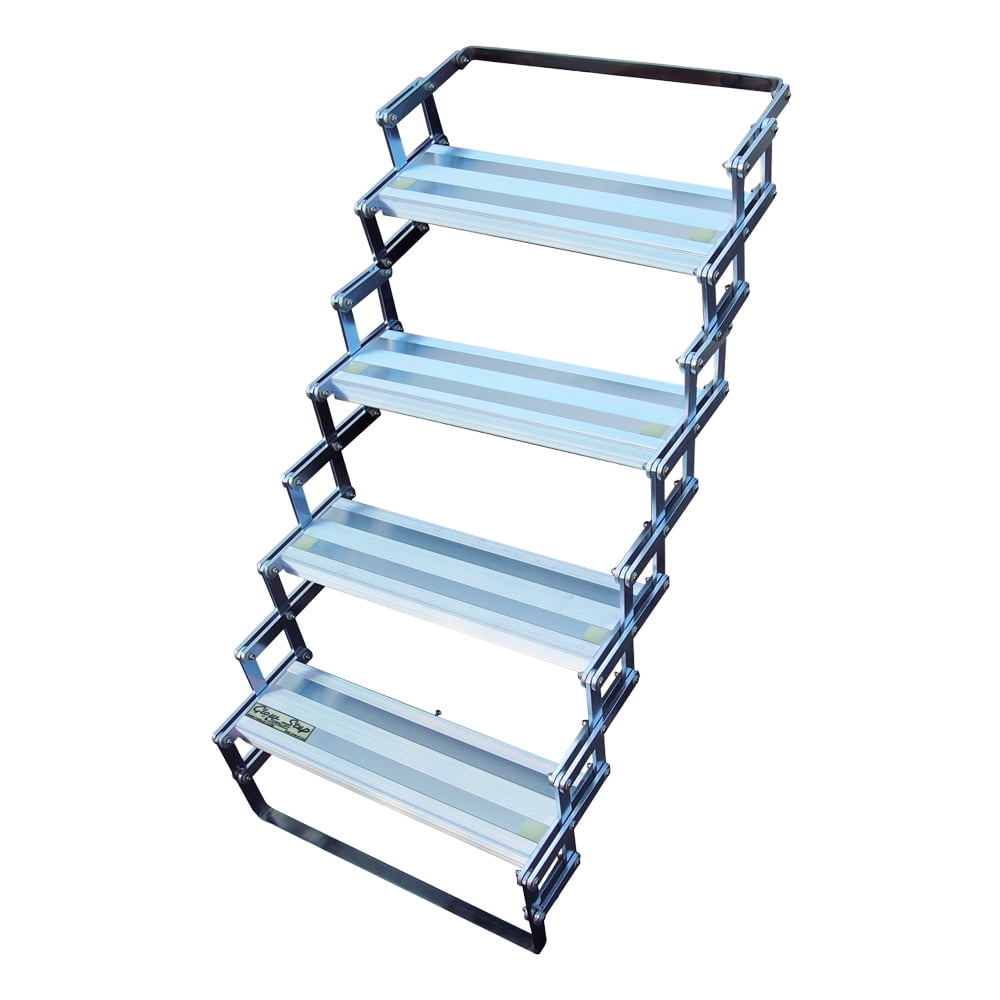 Torklift A7804 Smartstep GlowStep Folding 8" 4 Step RV Camper Stairs ...