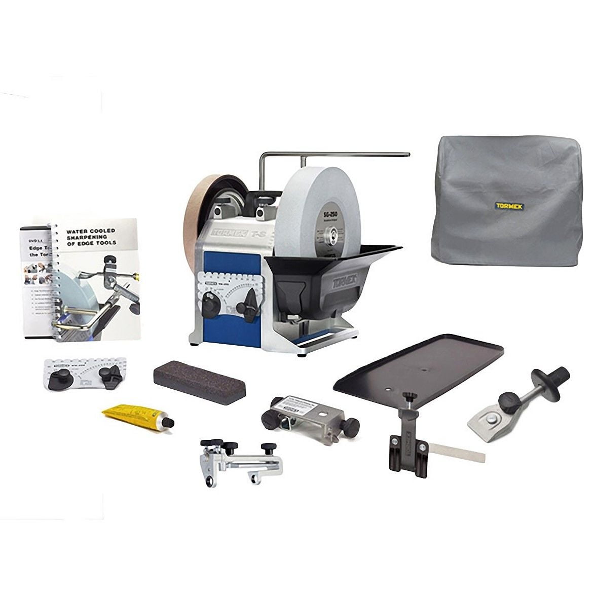 Tormek T8 System: Water Cooled Sharpener with Knife Jigs, Scissors Jig ...
