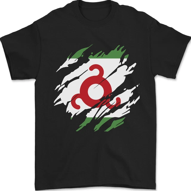 Torn Flag Ingushetia T-Shirt - Walmart.com