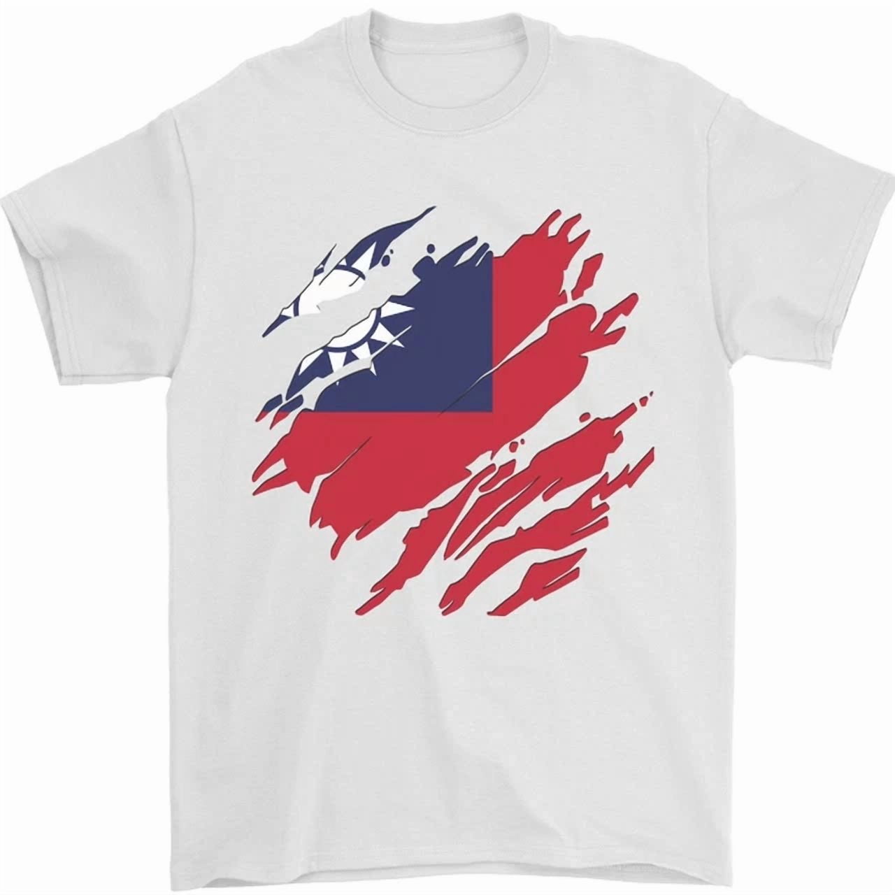 Torn Flag Taiwan T-Shirt - Walmart.com