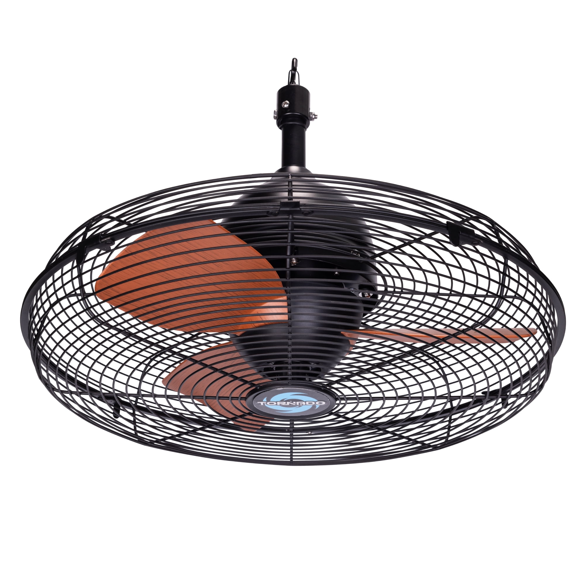 Tornado 20 Inch Outdoor Downrod Mount Ceiling Fan, IPX4 Water-Resistant ...