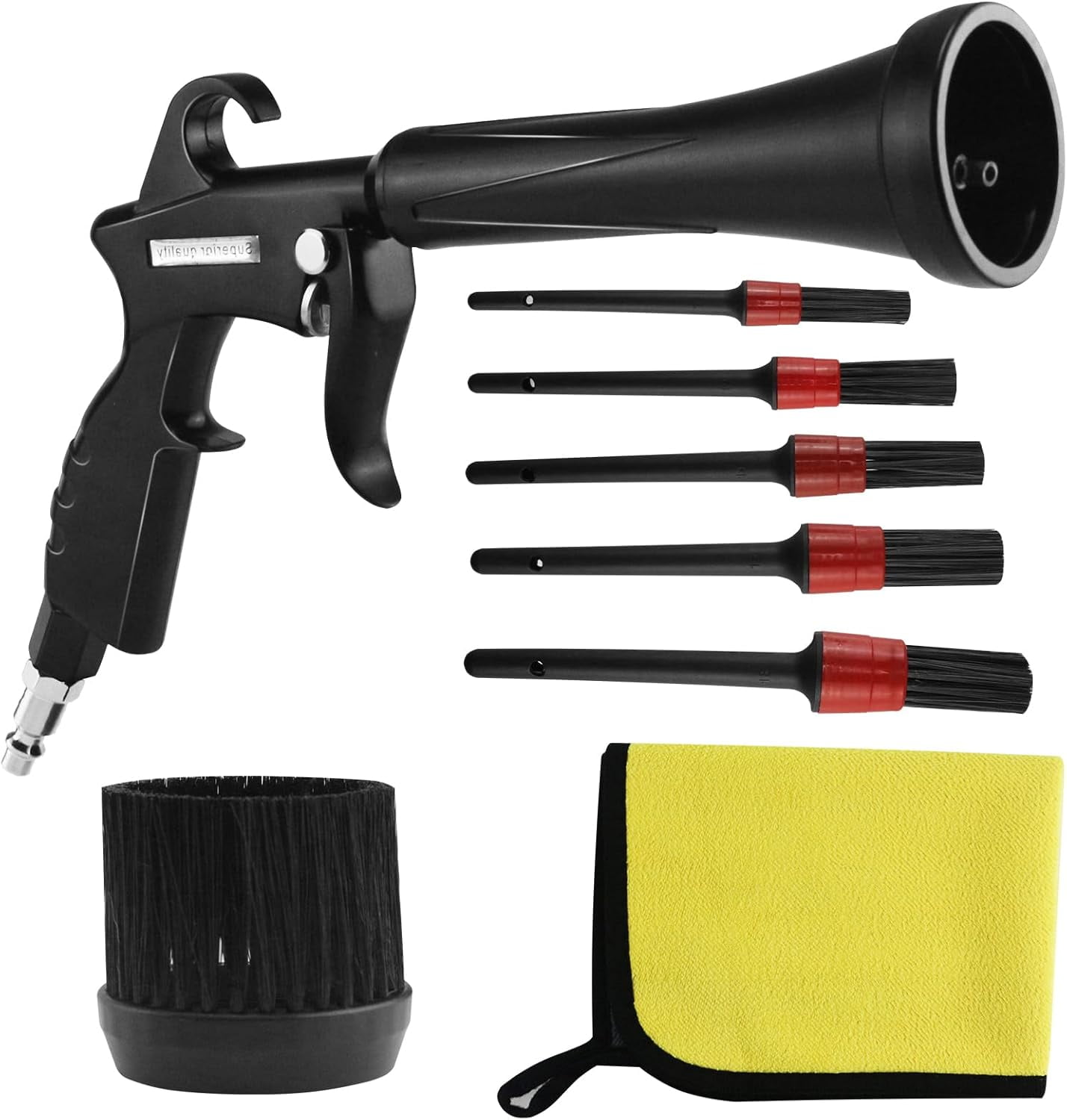 Tornado Air Cleaning Gun with Rubber Guard and Brass Adjustable Air ...