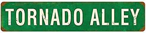 Tornado Aller Retro Metal Tin Sign Plate Drive Way Road Street Man Cave ...