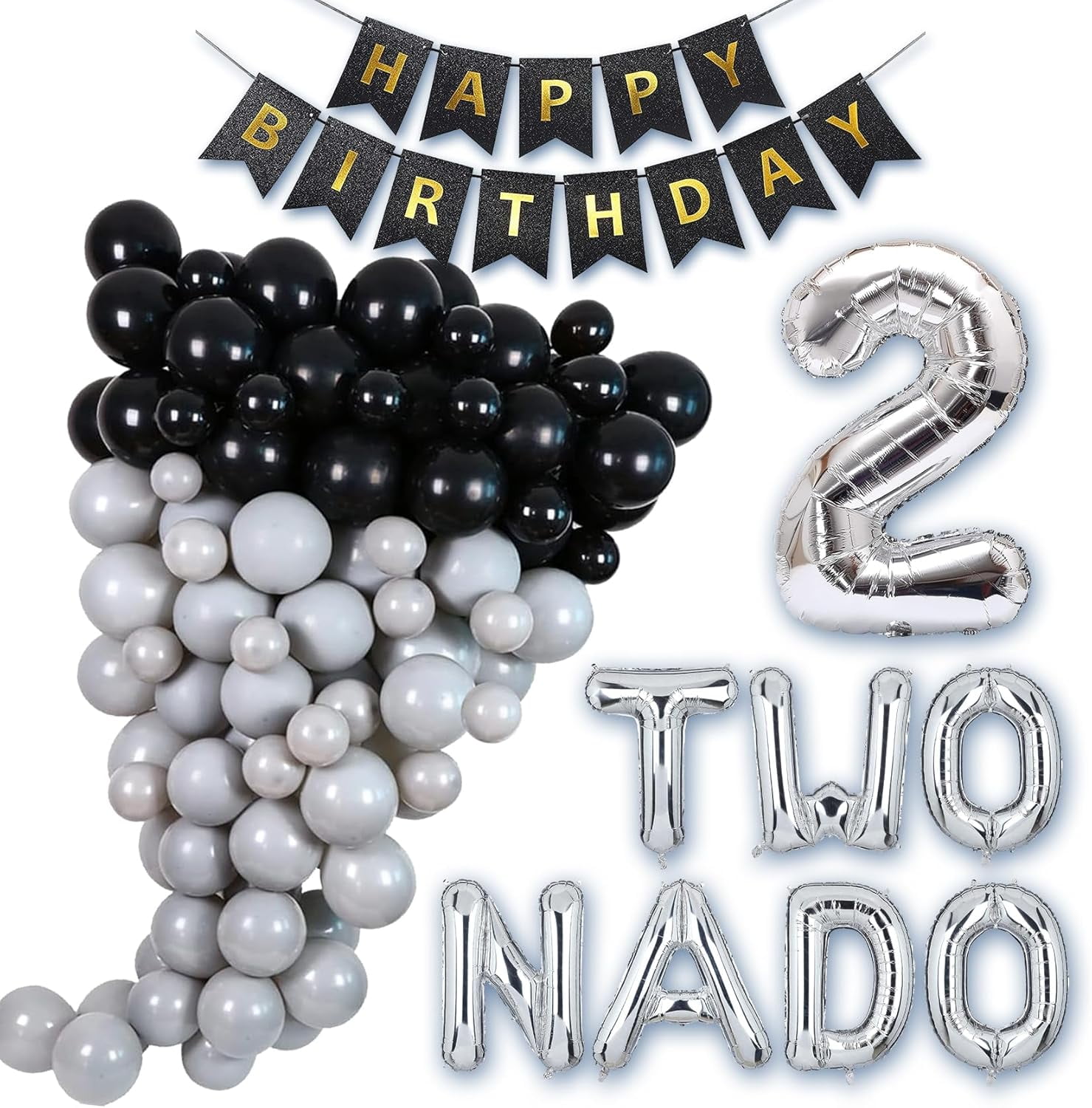 Tornado Birthday Party Decorations 2 Year Old Girl Birthday Decorations ...