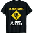 Tornado Chaser Kansas Storm Chasers Meteorologist Weather T-Shirt ...