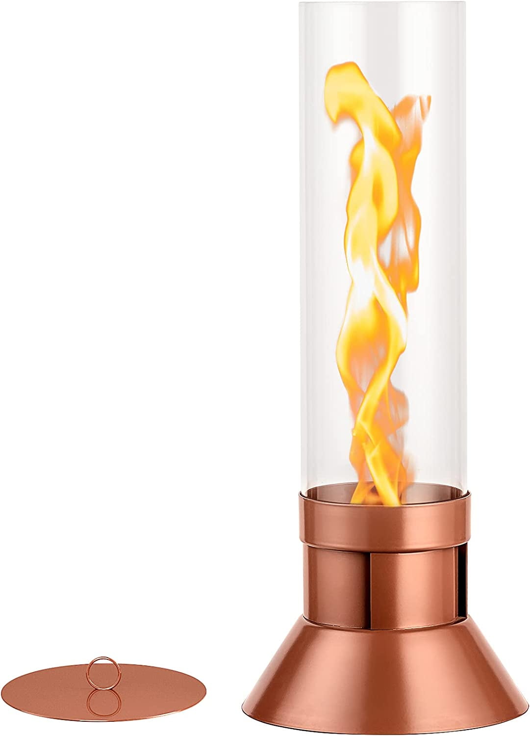 Tornado Flame Tabletop Fire Pit, Portable Table Top Firepit Outdoor ...