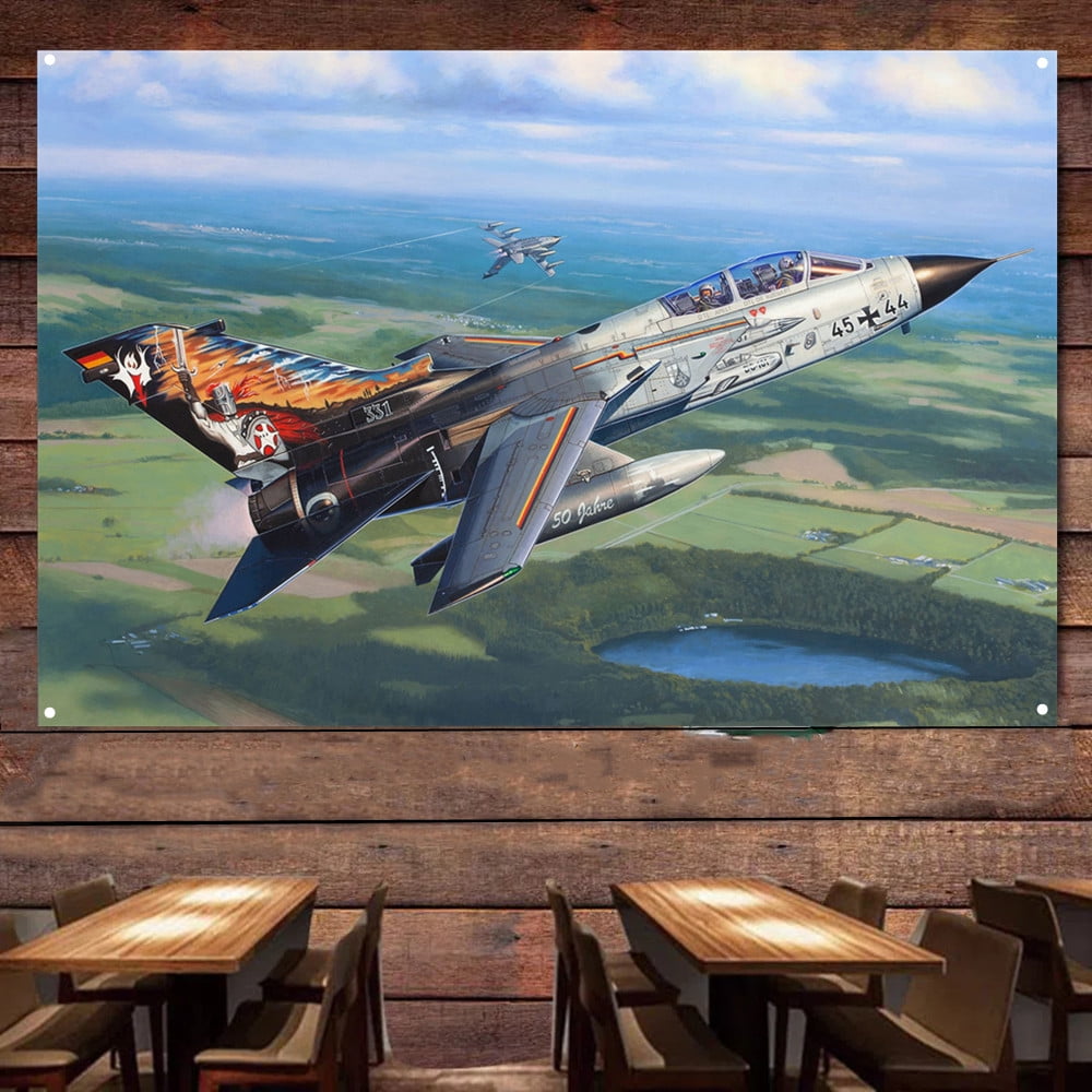 Tornado IDS Fighter Jet Banner & Flag - Aviation Military Wall Art ...