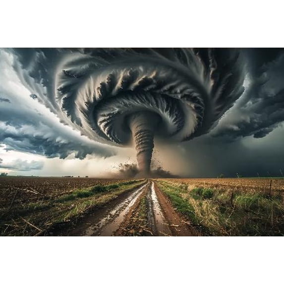 Tornado Jigsaw Puzzle for Adults 300 Pieces Fun Challenging Educational ...