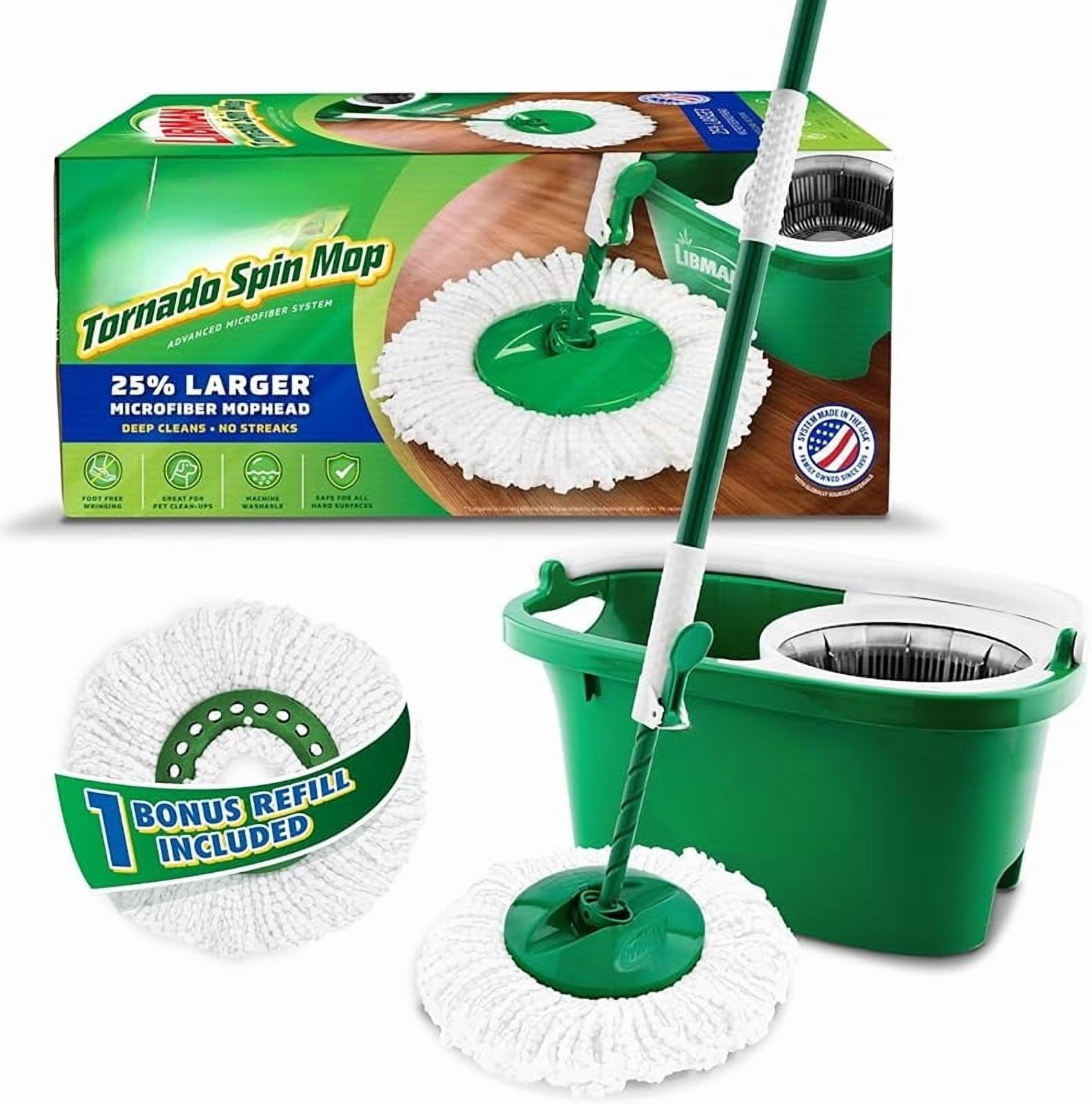 Tornado, Mop and Bucket with Wringer Set for Hardwood Floor Cleaning, 2 ...