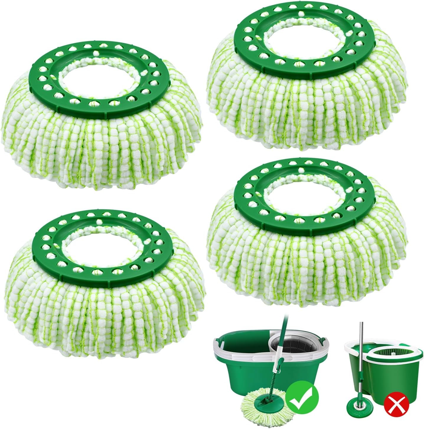 Tornado Spin Mop Head Compatible with Libman 𝐓𝐨𝐫𝐧𝐚𝐝𝐨 Spin Mop System ...
