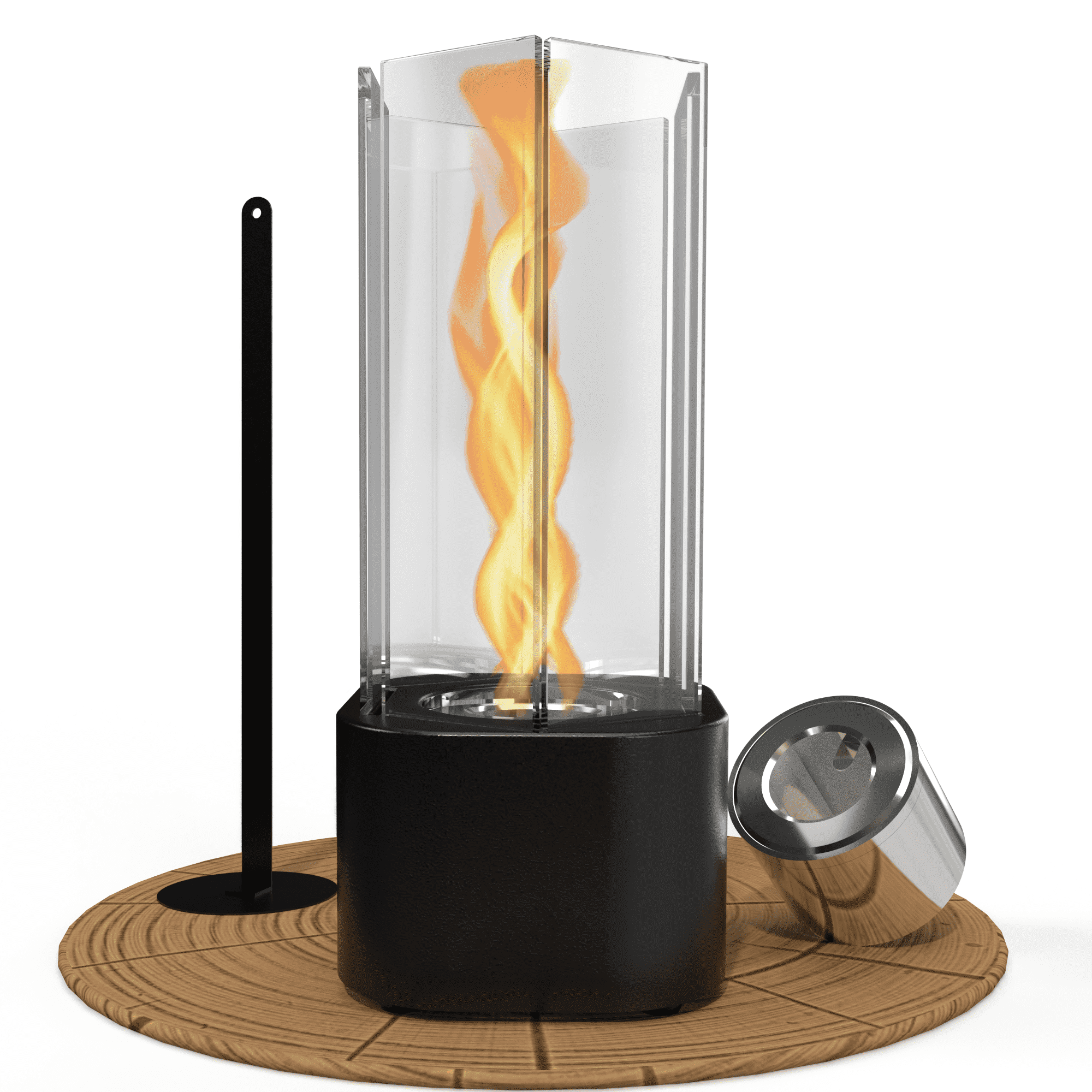 Tornado Tabletop Fire Pit with Large Burner [Up to 90+ Mins],Tabletop ...