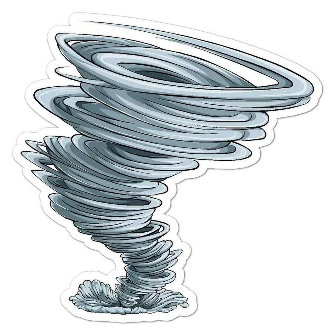 Tornado Twister Sticker Indoor Outdoor Phone Decal Water Bottle ...