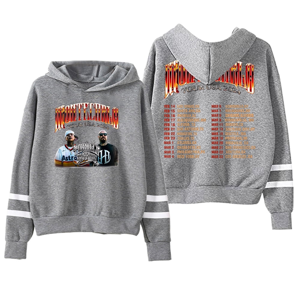 Tornillo Rapper Dharius Tour Hoodie Pocketless Parallel Bars Sleeve ...