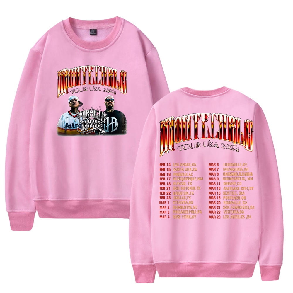 Tornillo Rapper Dharius Tour USA 2024 Merch Crewneck Long Sleeve Streetwear Women Men Sweatshirt ...