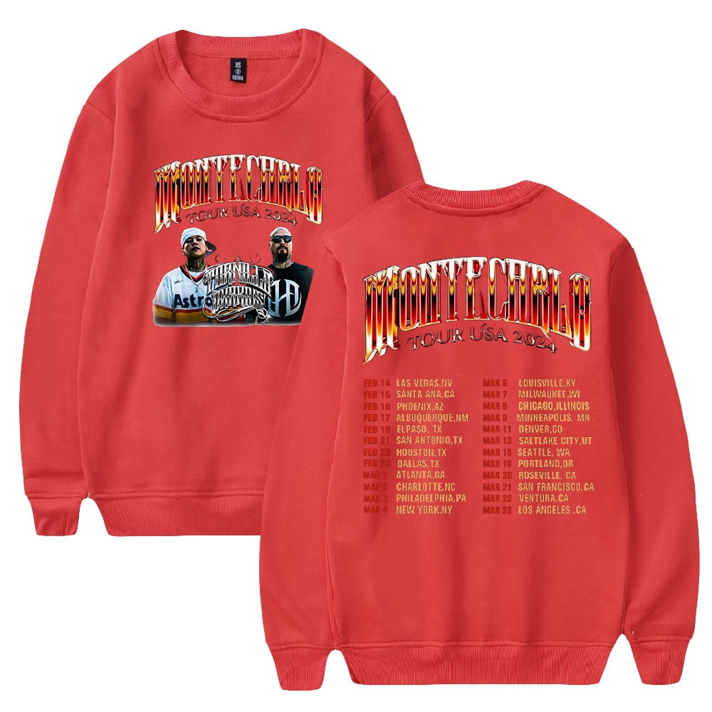 Tornillo Rapper Dharius Tour USA 2024 Merch Crewneck Long Sleeve ...