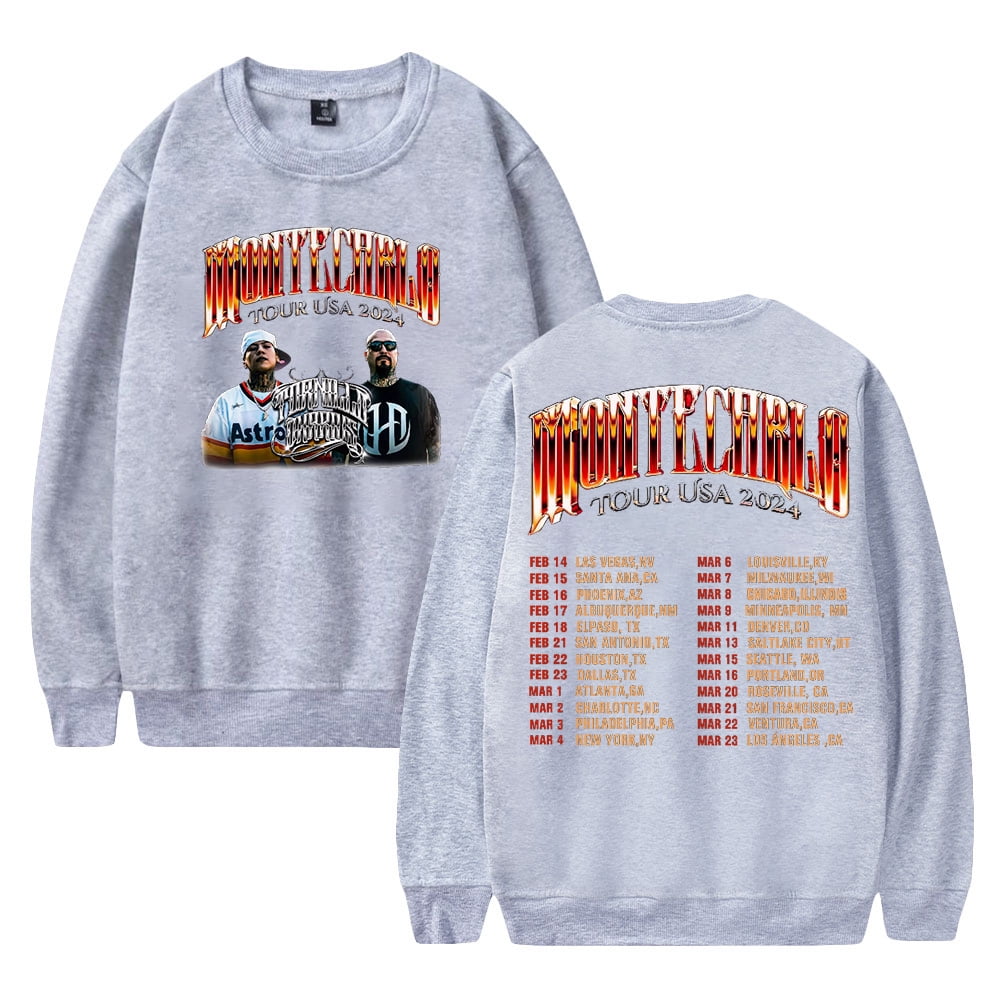 Tornillo Rapper Dharius Tour USA 2024 Merch Crewneck Long Sleeve ...