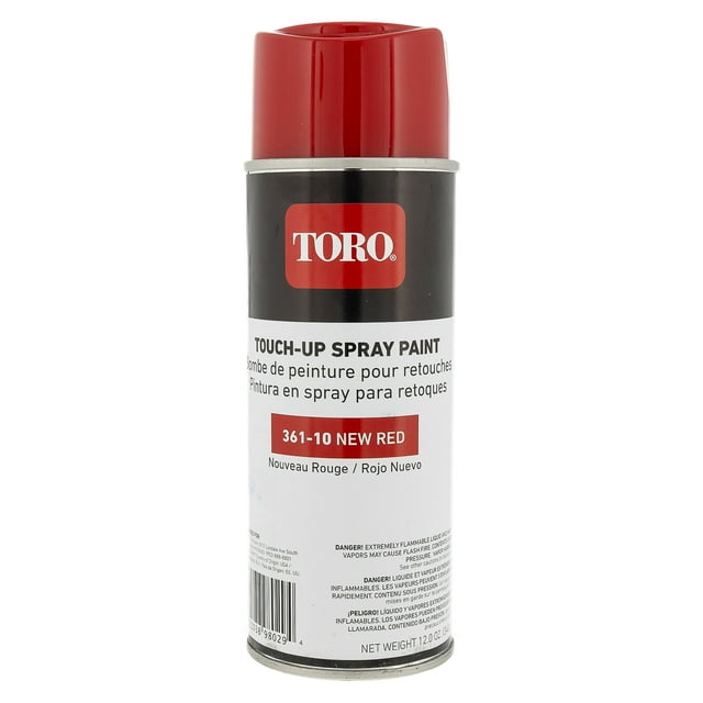Toro 12 Ounce Spray Can of New Red Touch Up Paint - Walmart.com